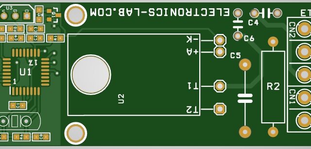PCB GERB TOP - Electronics-Lab.com