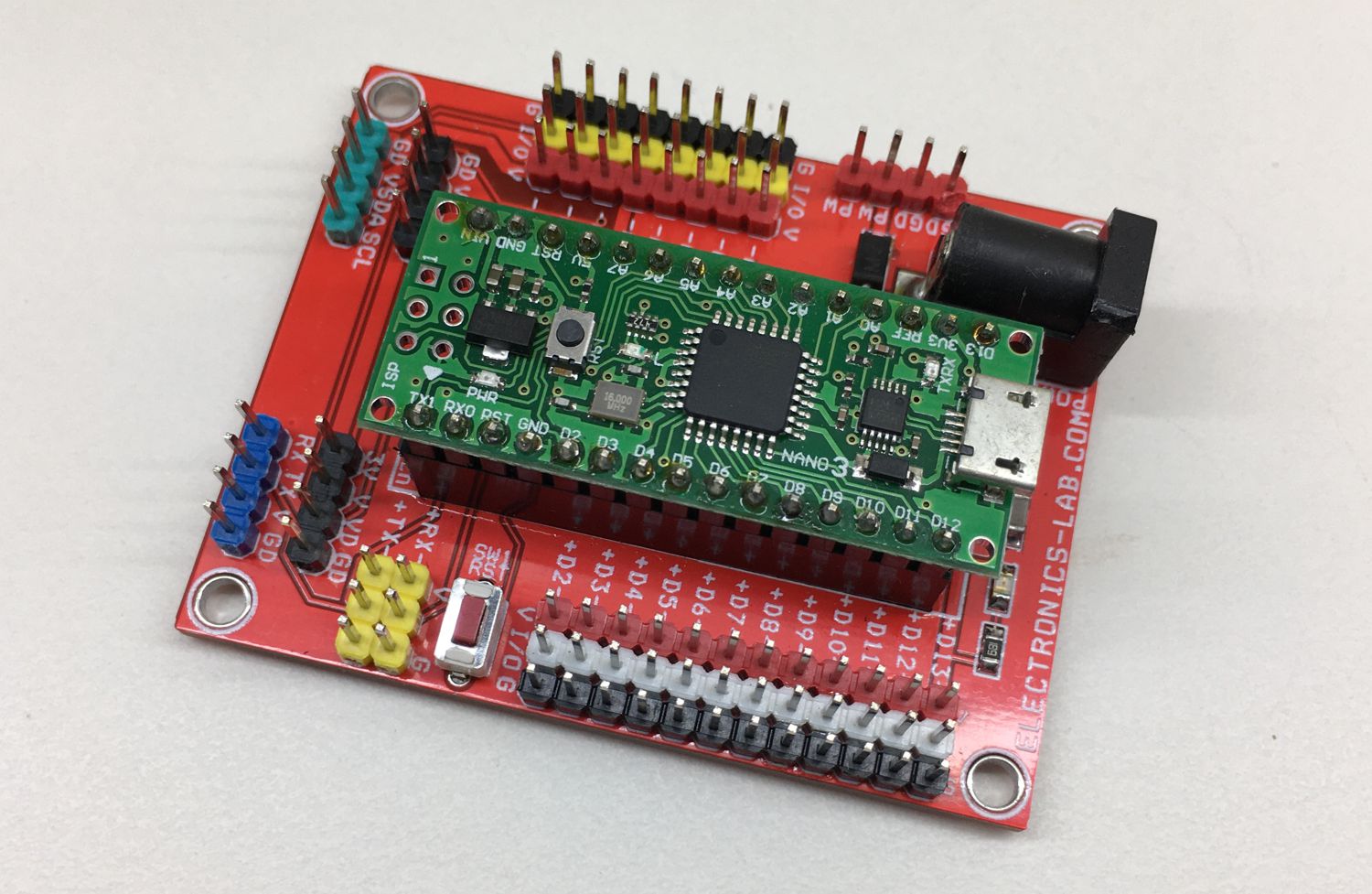 Expansion Shield - Breakout Board for Arduino Nano - Electronics-Lab.com Expansion Shield - Breakout Board for Arduino Nano - Electronics-Lab.com