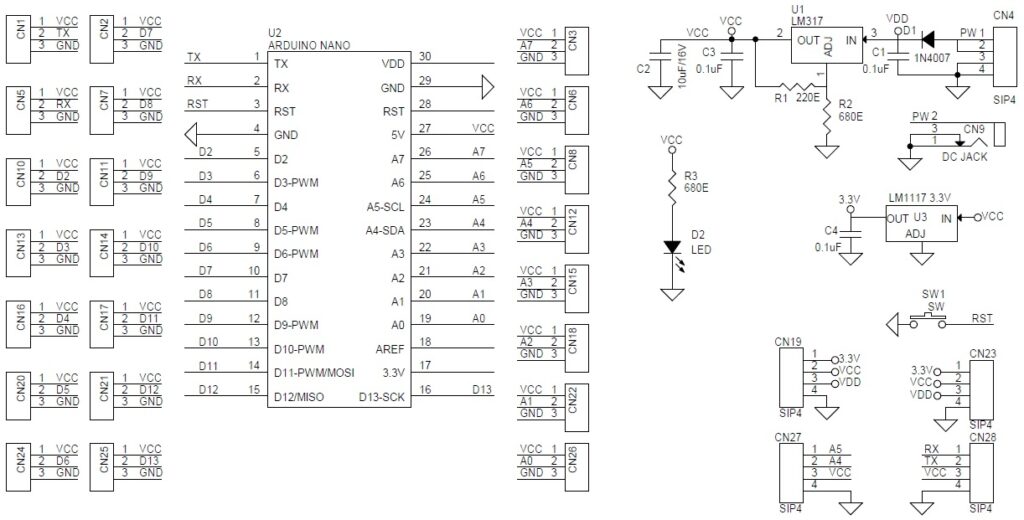 Expansion Shield - Breakout Board for Arduino Nano - Electronics-Lab.com Expansion Shield - Breakout Board for Arduino Nano - Electronics-Lab.com
