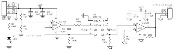 Optically Isolated Analog Input Module For Arduino Electronics