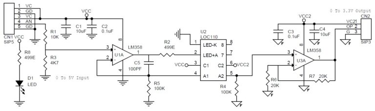 Optically Isolated Analog Input Module For Arduino Electronics Lab 4505