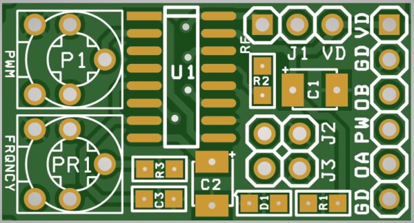 Pwm Module With Dual Sourcesink Outputs Using Sg3525 Electronics Lab