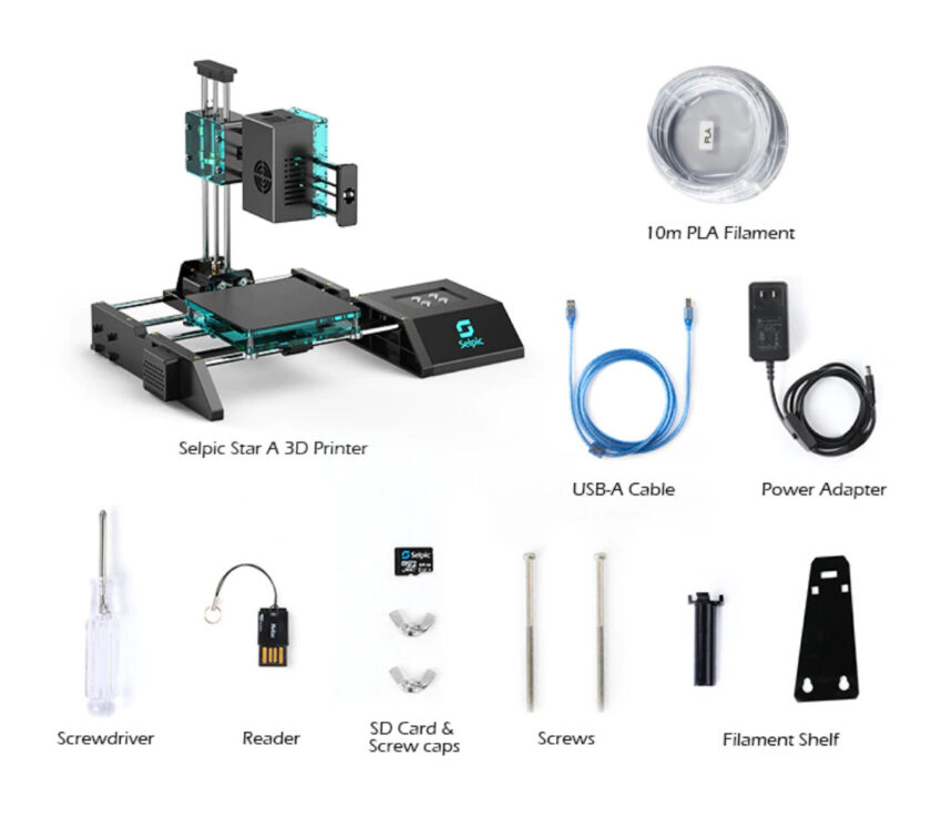 Selpic Star A - A Cost-Effective Multifunctional mini 3D Printer ...