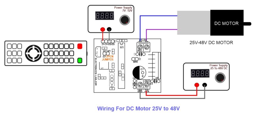 Brushed DC Motor Controller Using Infra-Red Remote - Electronics-Lab