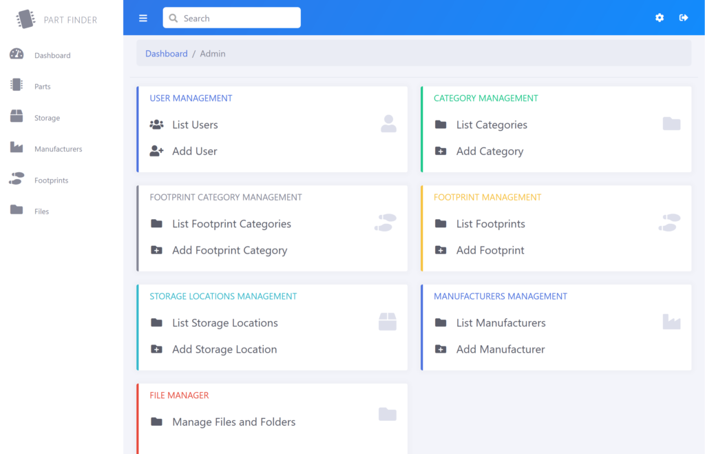 PartFinder component inventory manager Helps You Organize Your ...