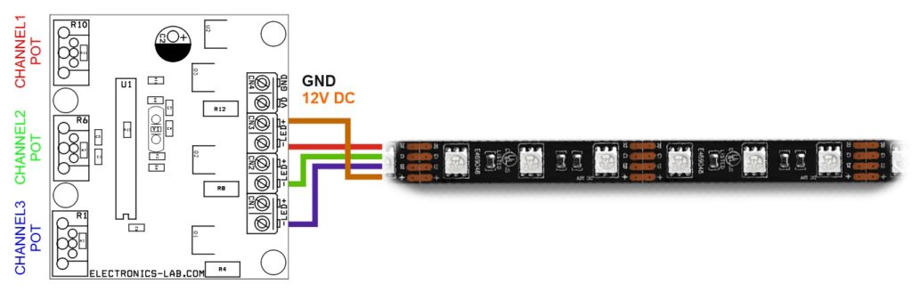 Rgb Led Controller Using Atmega328 Electronics Lab