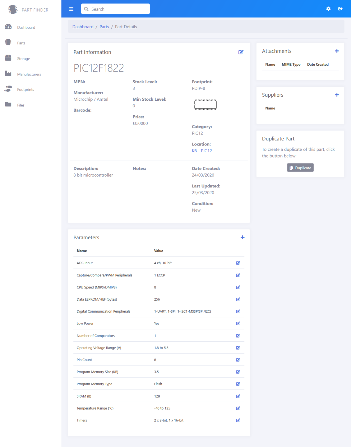 PartFinder component inventory manager Helps You Organize Your ...