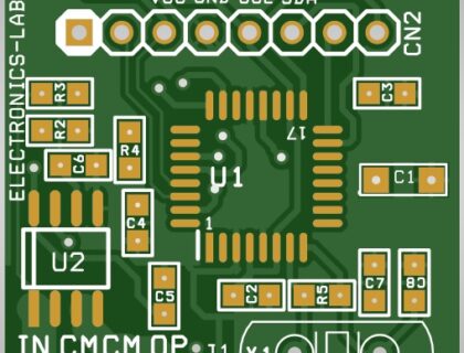 pcb gerb top - Electronics-Lab.com