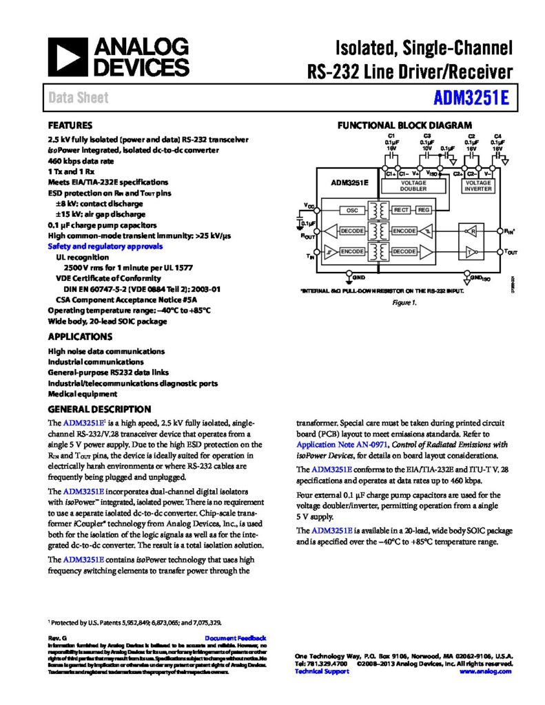 ADM3251E - Electronics-Lab.com