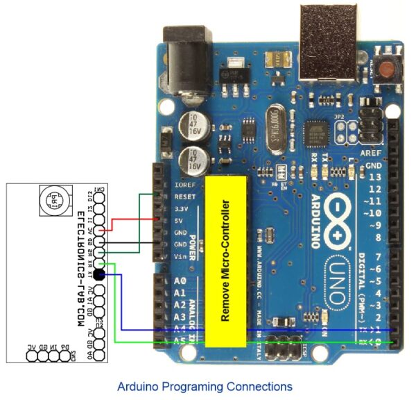 Low Cost Room Thermometer Using 16x2 LCD and Atmega328 - Electronics-Lab