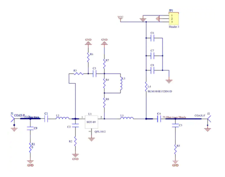 Qorvo QPL1812 Single Ended RF Amplifier is suitable for CATV ...