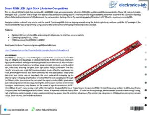Smart RGB LED Light Stick - Arduino Compatible - Electronics-Lab