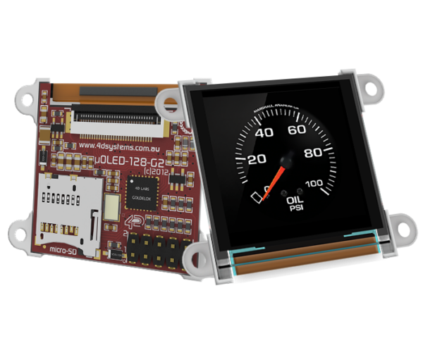 UOLED-128-G2 - 1.5" Smart micro OLED Display - Electronics-Lab