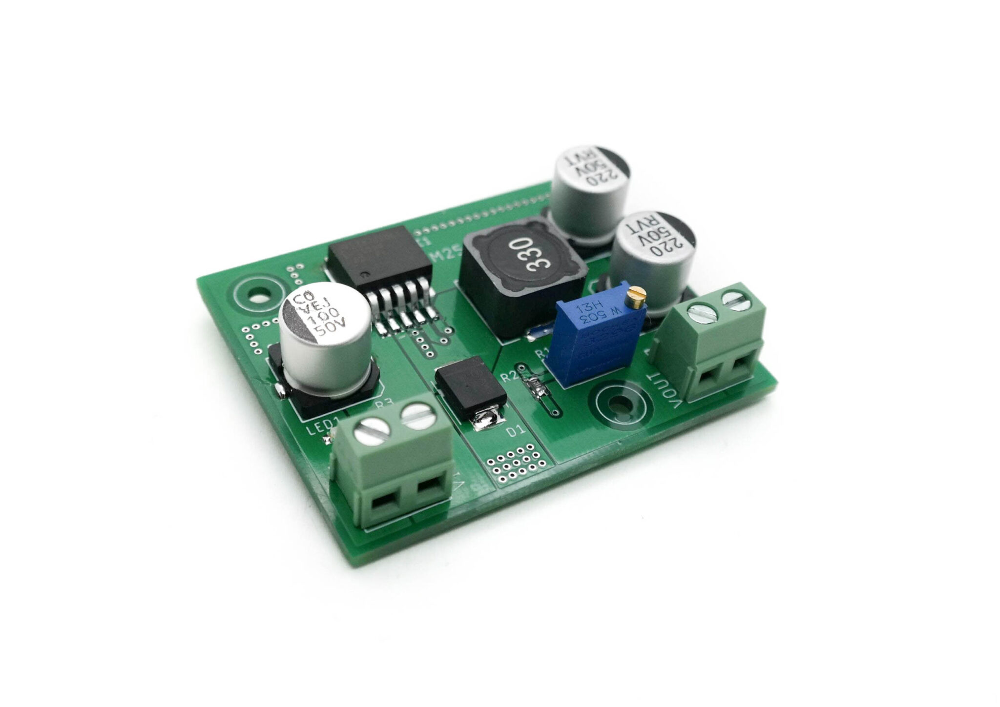 1.2V to 35V @ 3A Adjustable Step-down Regulator using LM2596 ...