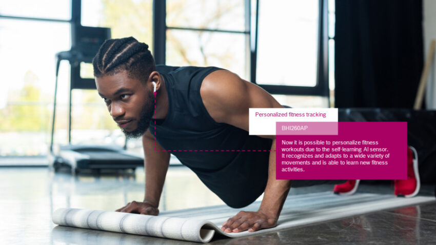 Bosch's BHI260AP self-learning AI smart sensor for fitness tracking ...