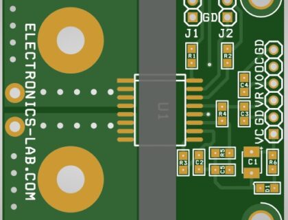 PCB GERB TOP - Electronics-Lab.com