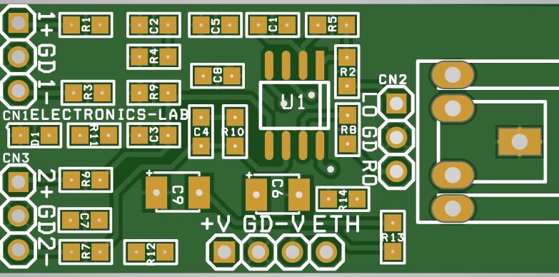 PCB TOP GERB - Electronics-Lab.com