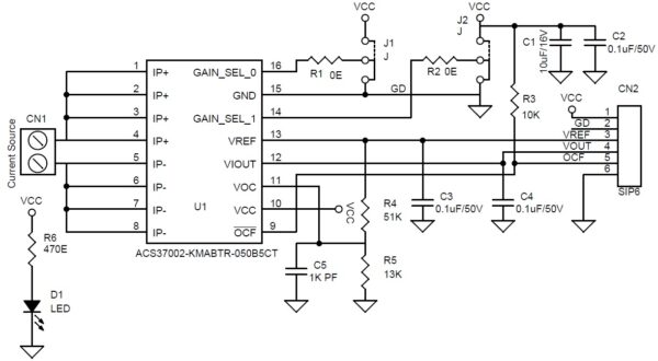 High Accuracy Current Sensor with 400Khz Bandwidth using ACS37002 - Electronics-Lab