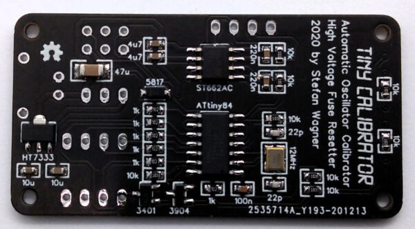 ATtiny84 OSC Calibrator and High Voltage Fuse Resetter - Electronics-Lab