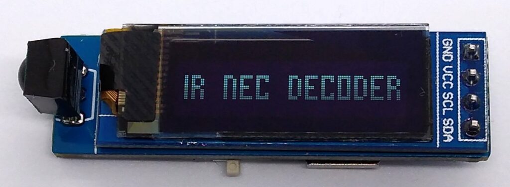 TinyDecoder - Cool IR Receiver and NEC Decoder with Arduino ...