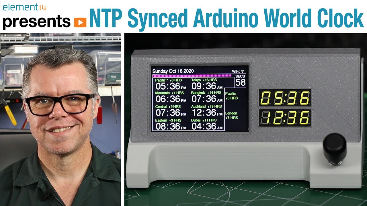 Arduino Nano 33 Iot Based Ntp World Clock Electronics