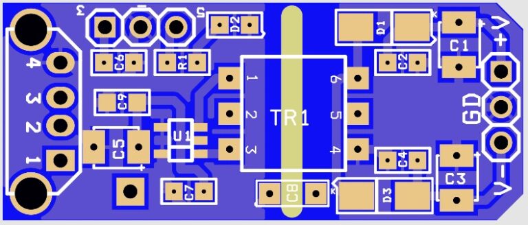 +/-18V Isolated DC-DC Converter Dual Supply Output from USB 5V Power ...