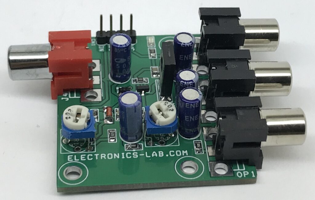 3 Channel Analog Video Splitter with Video Amplifier - Electronics-Lab