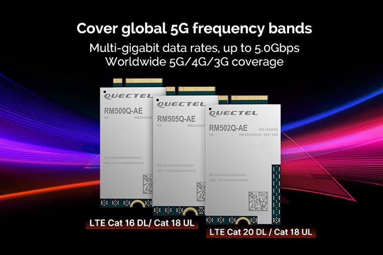 Quectel RM50xQ Global 5G Modules are available - Electronics-Lab