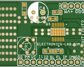 PCB GERB TOP - Electronics-Lab.com