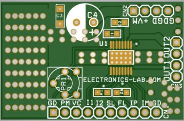 PCB GERB TOP - Electronics-Lab.com
