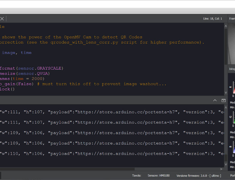 QR detection example - Electronics-Lab.com