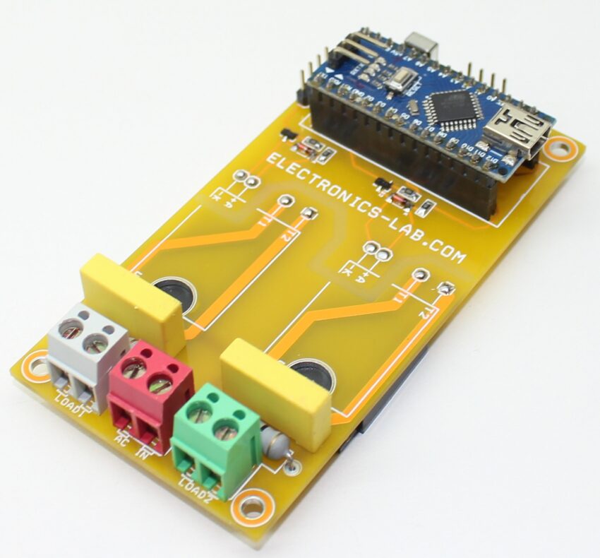 Arduino Nano- Switching ON/OFF Appliances Using Infra-Red Remote (Two ...