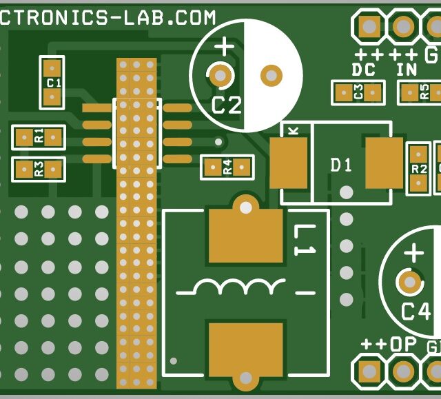 pcb gerb top - Electronics-Lab.com
