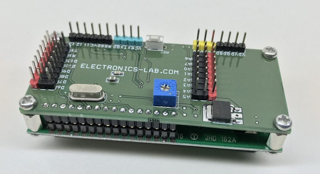 Lcdduino Arduino Compatible 16x2 Lcd Module Electronics