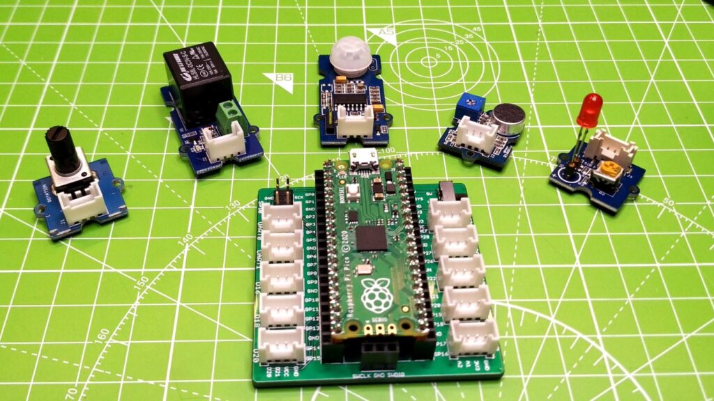 Quick Prototyping with Seeed's Grove Shield for Raspberry Pi Pico