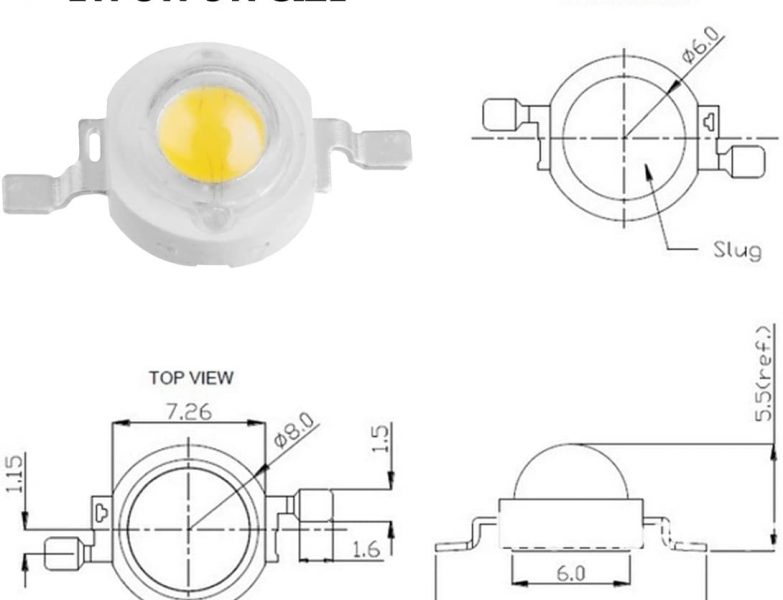 WHITE LED FROM ALIEXPRESS OR AMAZON - Electronics-Lab.com