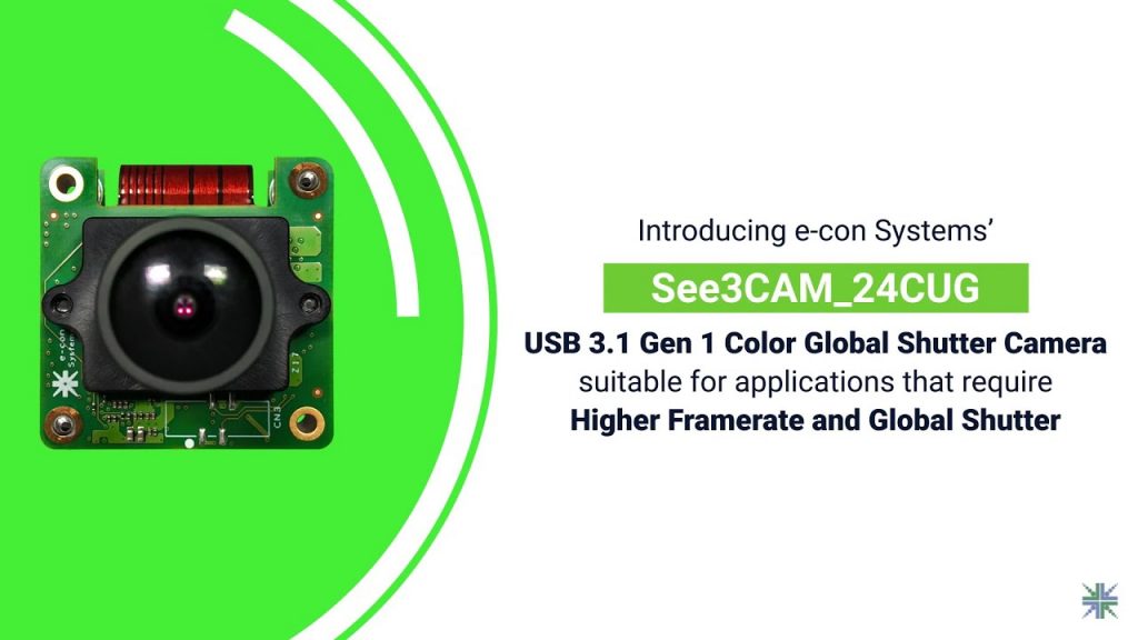 e-con Systems launches High Speed Full HD Color Global Shutter USB 3.1 Gen1 Camera - Electronics ...