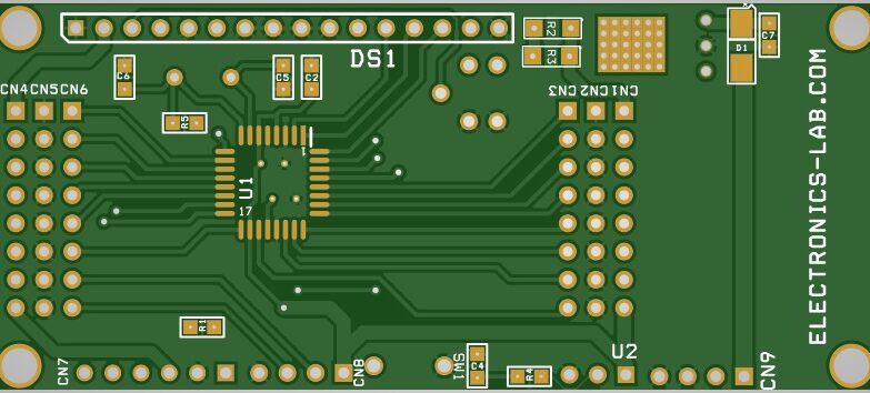 pcb grb top - Electronics-Lab.com
