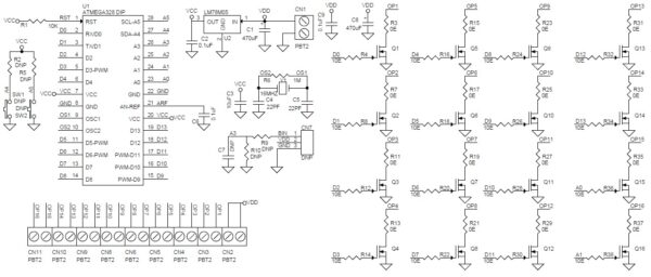16 High Power Leds Knight Rider Light Arduino Compatible Electronics Lab