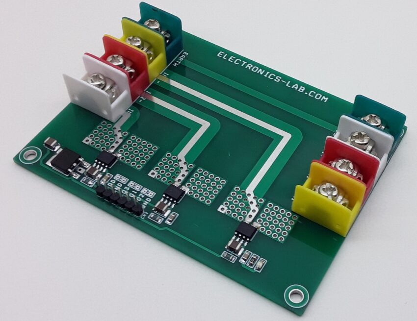 3 Phase Isolated Hall-effect Current Sense Amplifier with +/-600V ...