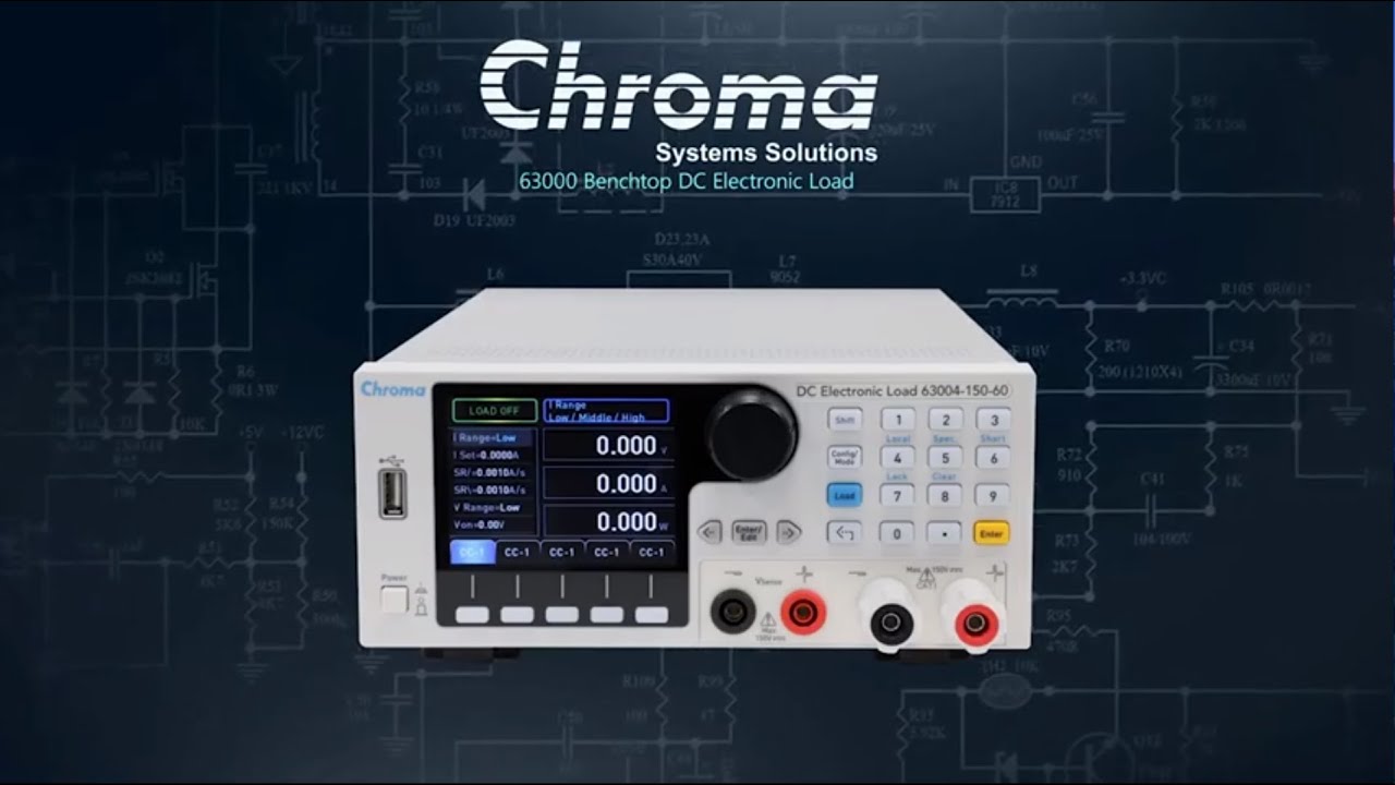 Chroma 63000 – Benchtop DC Electronic Load - Electronics-Lab