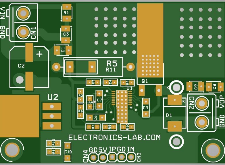 pcb grb top - Electronics-Lab.com