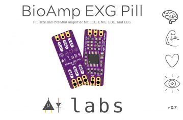 BioAmp EXG Pill – Analog front-end amplification for ECG, EMG, EOG, and ...