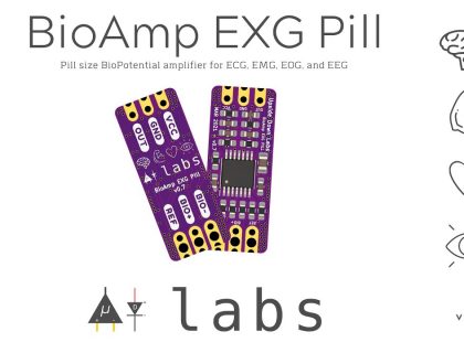 BioAmp EXG Pill – Analog front-end amplification for ECG, EMG, EOG, and ...