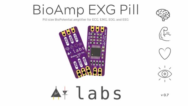 BioAmp EXG Pill – Analog front-end amplification for ECG, EMG, EOG, and ...