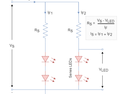 multiple series parallel led - Electronics-Lab.com