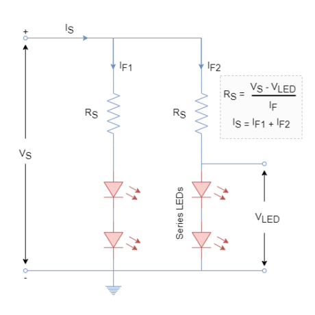 multiple series parallel led - Electronics-Lab.com