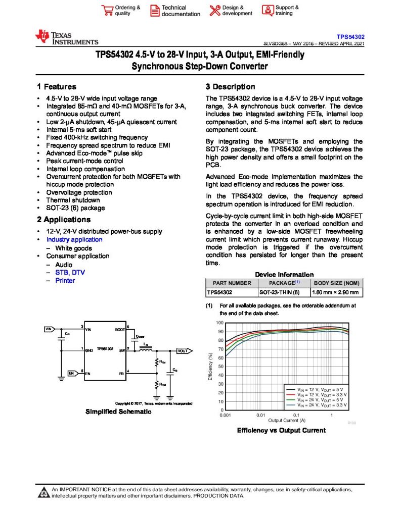 tps54302 - Electronics-Lab.com