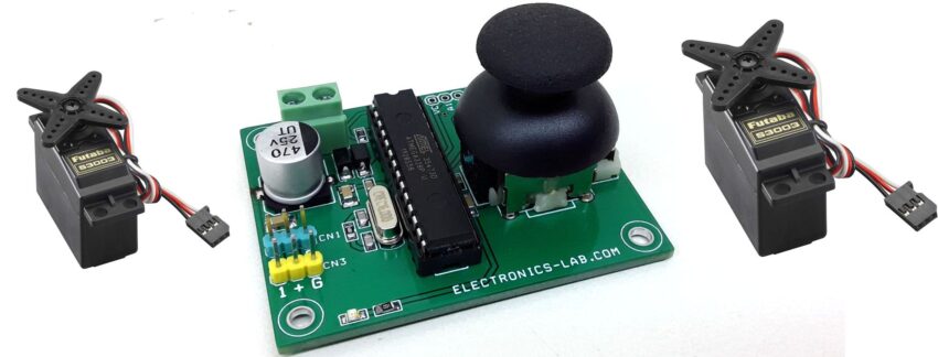 Joystick Controlled 2 x RC Servo motors - Arduino Compatible ...