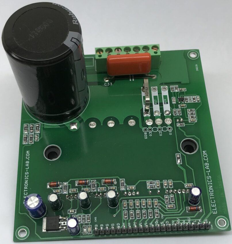 600V - 30A IPM Module Carrier Board for Variable Frequency Drive (VFD) - Electronics-Lab